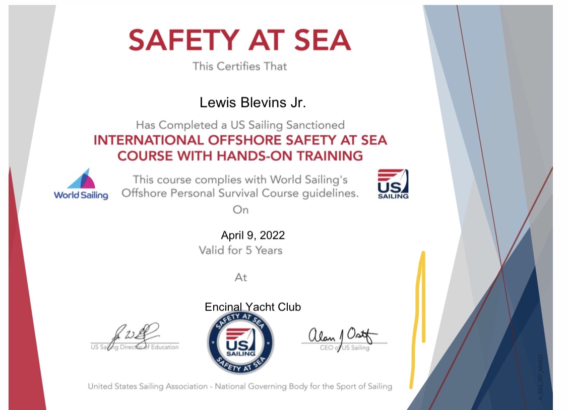 US Sailing Safety at Sea – Sailing Ruby